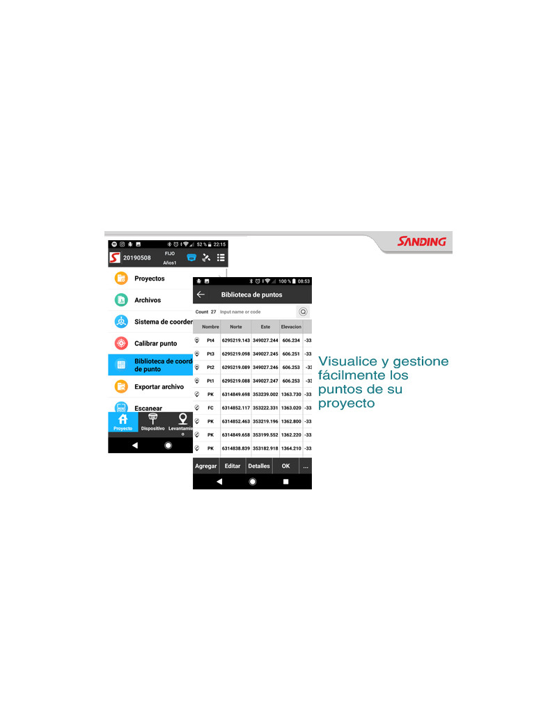 Licencia Programa SURVx SANDING para Android